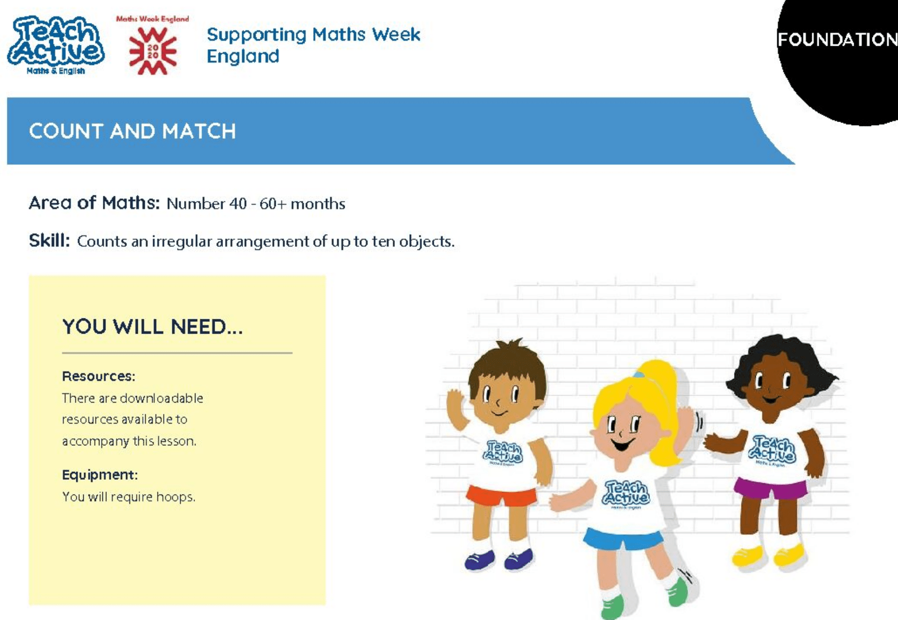 Early Years Maths Fun! - Maths Week England