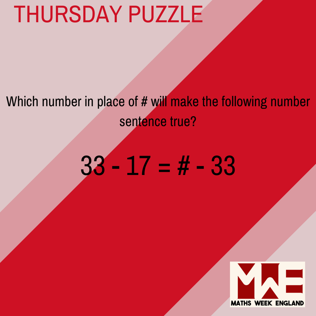 Thursday - Maths Week England