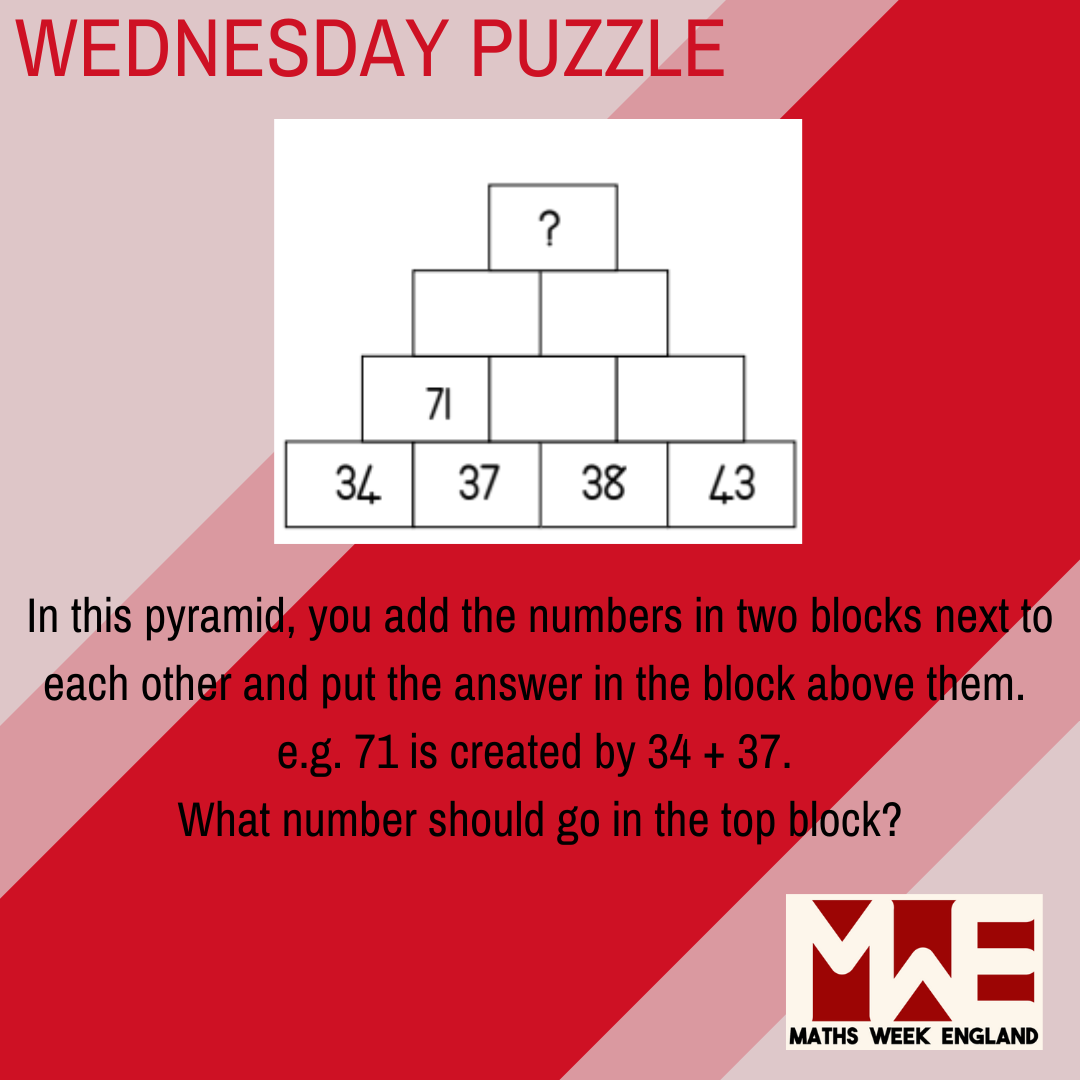 Wednesday - Maths Week England